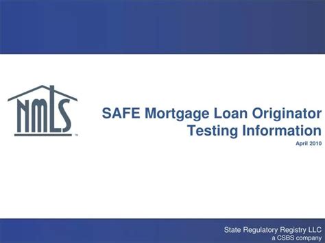 PPT NMLS Testing Education PowerPoint Presentation Free Download ID