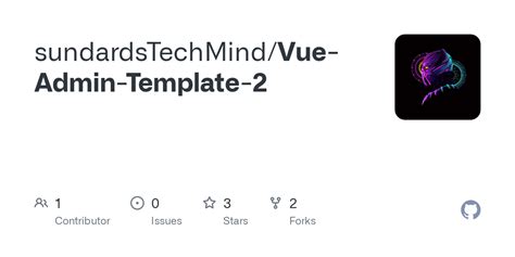 GitHub SundardsTechMind Vue Admin Template