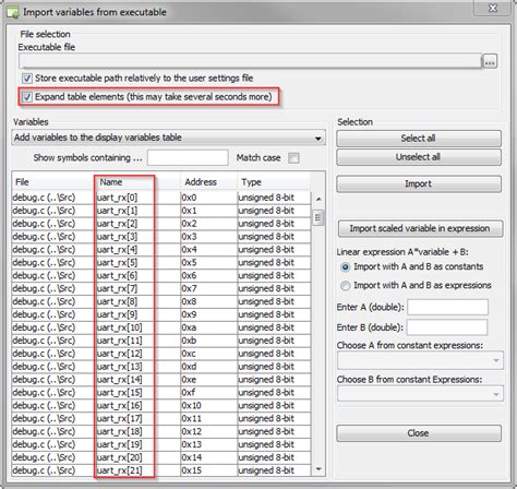 Stm STM Studio C Array Content Visibility Electrical Engineering Stack Exchange
