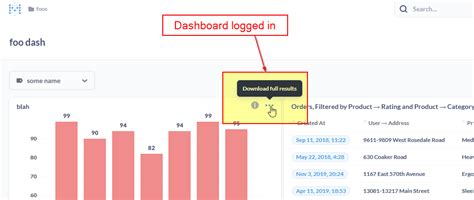Why Is There No Download Full Results Buttons On Dashboard Public Shared Links Metabase