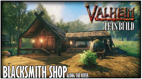 Valheim Lets Build Lets Build A Blacksmith Youtube