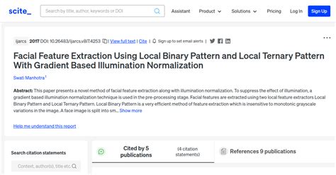 facial feature extraction using local binary pattern and local ternary