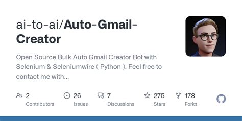 GitHub Ai To Ai Auto Gmail Creator Open Source Bulk Auto Gmail Creator With Selenium