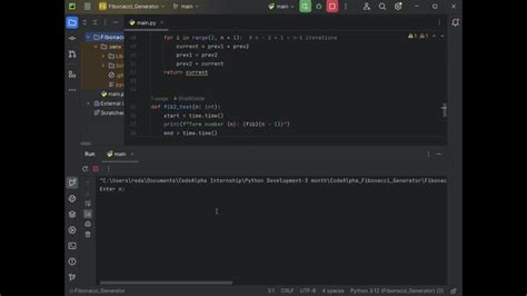 completed codealpha task on fibonacci generator shadi elattar posted on the topic linkedin