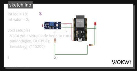 Esp32 Photoresistor Wokwi Esp32 Stm32 Arduino Simulator