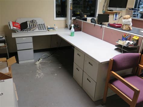 Modular Desk System W Curving Counter Oahu Auctions