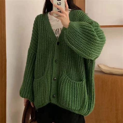 유콩샵 오버핏롱가디건가을겨울 캔디 니트 가디건 3color