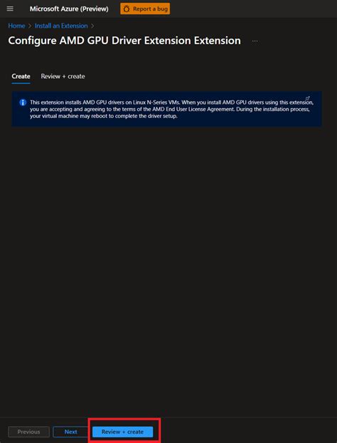 amd gpu driver extension azure linux vms azure virtual machines