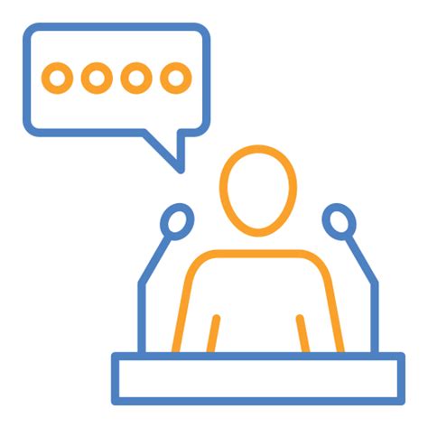 Discourse Generic Outline Color Icon