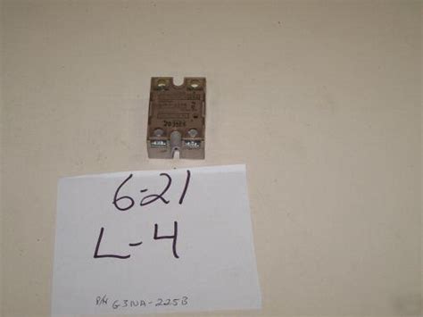 1 Omron Relay Solid State 25amp 100 120vac Pn G3na225b