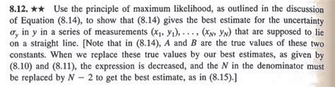 Use The Principle Of Maximum Likelihood As Chegg