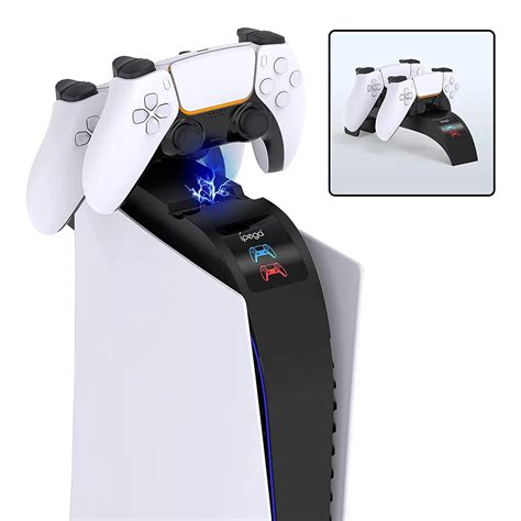 Ps5 콘솔 플레이 스테이션 5 컨트롤러 게임 패드 듀얼 도킹 스테이션 고속 충전기 소니 액세서리 컨트롤러 충전기충전기 Aliexpress
