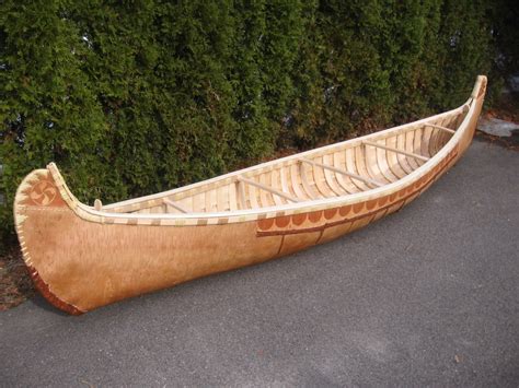 Francois Birchbark Canoes Algonkin Old Style Canoe