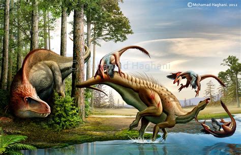Deinonychus Vs Tenontosaurus By Haghani On Deviantart