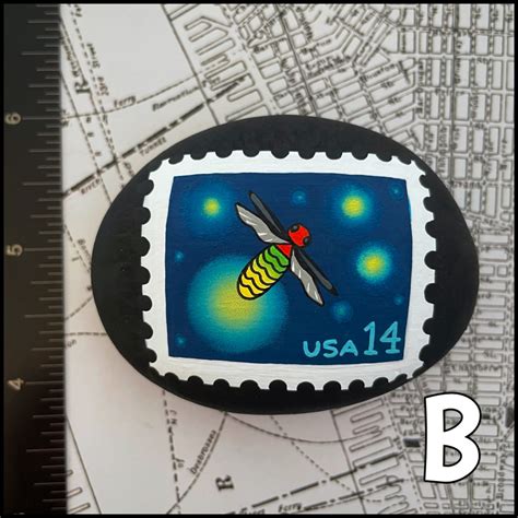 Postage Stamp Rocks Series I Kala Escobar Design