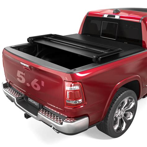 Oedro Soft Tri Fold Truck Bed Tonneau Cover Compatible With 2009 2025