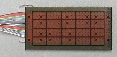 13 Piezoelectric Sensor Array Developed Sensor Element Dimensions