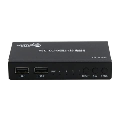 4 Ports Usb Keyboard Mouse Synchronizer Controller Kvm Switcher For