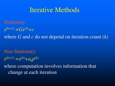 Ppt Iterative Methods And Qr Factorization Powerpoint Presentation