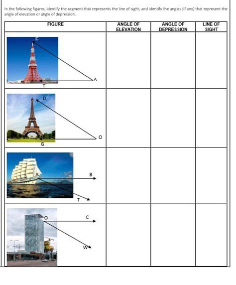 in the following figures identify the segment that represents the line