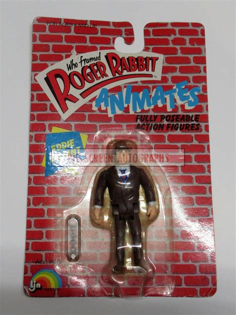 Who Framed Roger Rabbit Eddie Valiant Action Figure Big Screen Autographs
