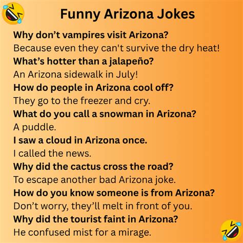 Arizona Jokes And Puns That Bring The Desert Heat