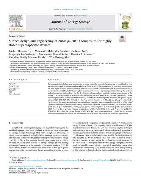 Pdf Surface Design And Engineering Of Znmn 2 O 4 Rgo Composites For