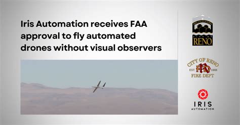 Iris Automation Iris Automation As A Partner In The City Of Renos Faa Beyond Program