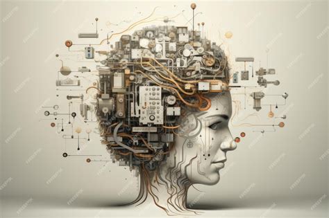 Premium Ai Image Evaluative Analysis Concept Brain Ai Futuristic Network Generate Ai