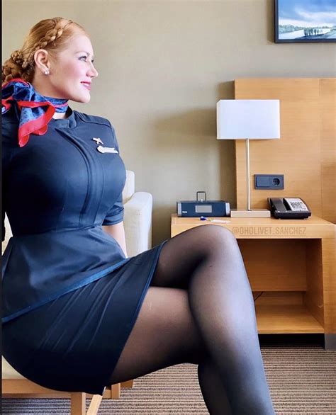 Sexy Flight Attendant R Tightsandtightclothes