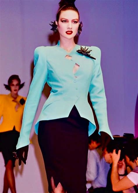 Fw 1988 Thierry Mugler Green Iconic Runway Documented Les Infernales