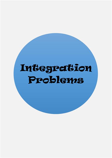 Solution Integration Problems Studypool Solution Integration Problems Studypool