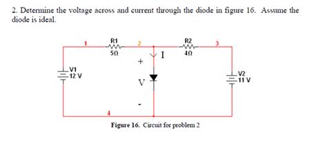 Solved Determine The Voltage Across And Current Through Chegg