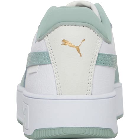 Buy Puma Womens Carina Street Trainers Greygreenwhite