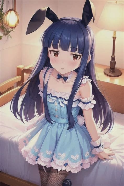 最高品質, ソフトライト, 超高解像度 可愛いアニメ少女,見る人をじっと見つめる, yukimi, ロングヘア, ストレートバング - SeaArt AI