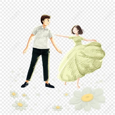 사교댄스를 추는 소년 소녀 Png 일러스트 무료 다운로드 Lovepik