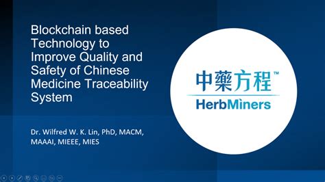 Pdf Blockchain Based Technology To Improve Quality And Safety Of Chinese Medicine Traceability