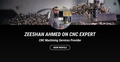 Zeeshan Ahmed On Cnc Expert Powered By Titans Of Cnc