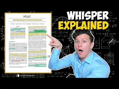 Free Video Whisper Paper Explained Robust Speech Recognition Via Large Scale Weak Supervision