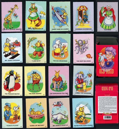 Old Maid Card Game Printable Printable Word Searches