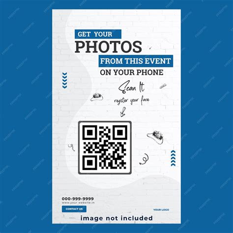 Premium Psd Qr Code Standee Design For Function 02