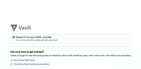 Vault Saml Auth Okta Sign In Flow