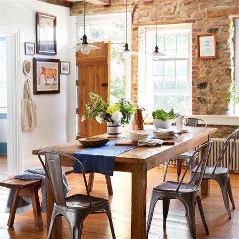 Country Living Countrylivingmag Instagram Photos And Videos Farmhouse Dining Rustic