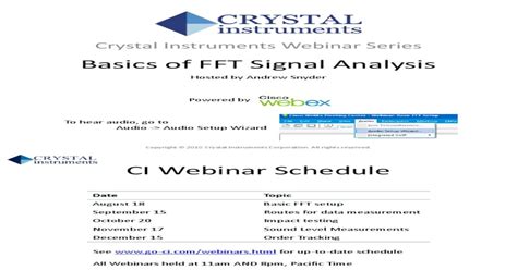 Basics Of Fft Signal Analysis Pdf Document