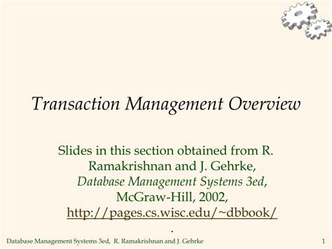 Ppt Transaction Management Overview Powerpoint Presentation Free
