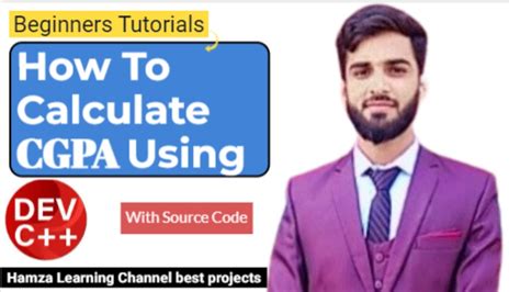 How To Calculate CGPA Using C Calculate University CGPA Source Code YouTube
