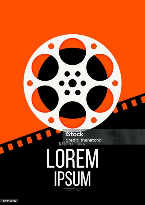 빈티지 필름 릴과 영화 및 영화 포스터 디자인 템플릿 배경 영화에 대한 스톡 벡터 아트 및 기타 이미지 영화 영화 산업 필름 릴 Istock