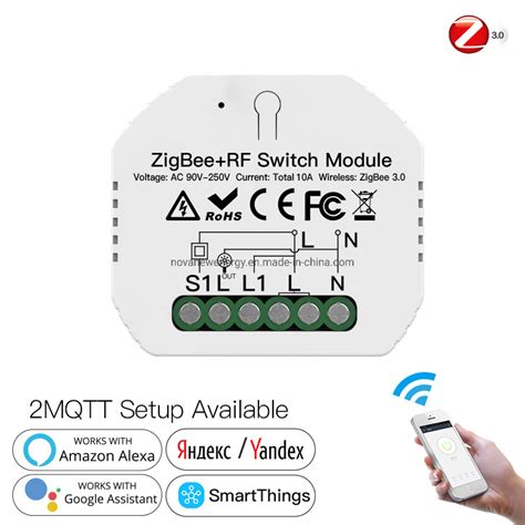 Gang One Channel DIY Tuya Zigbee DIY Smart Light Switch Module Remote Control Switch And
