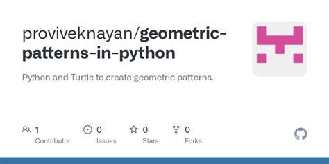 Github Proviveknayan Geometric Patterns In Python Python And Turtle To Create Geometric Patterns