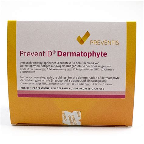 PreventID Dermatophyte Test Strip Kit Tests